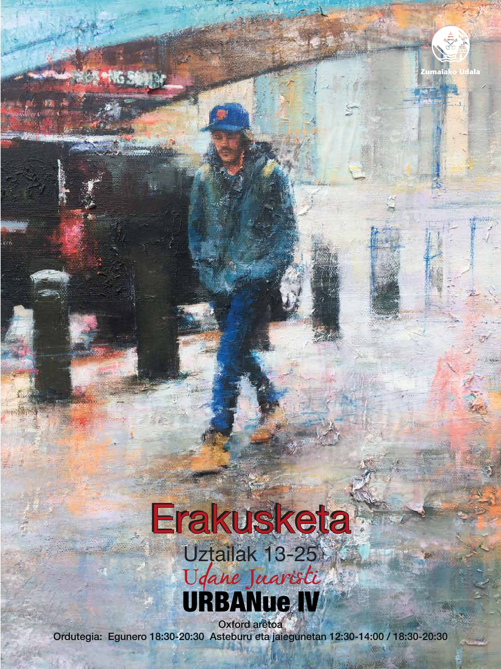 El trabajo "URBANue IV" de Udane Juaristi, expuesto en la sala Oxford ...
