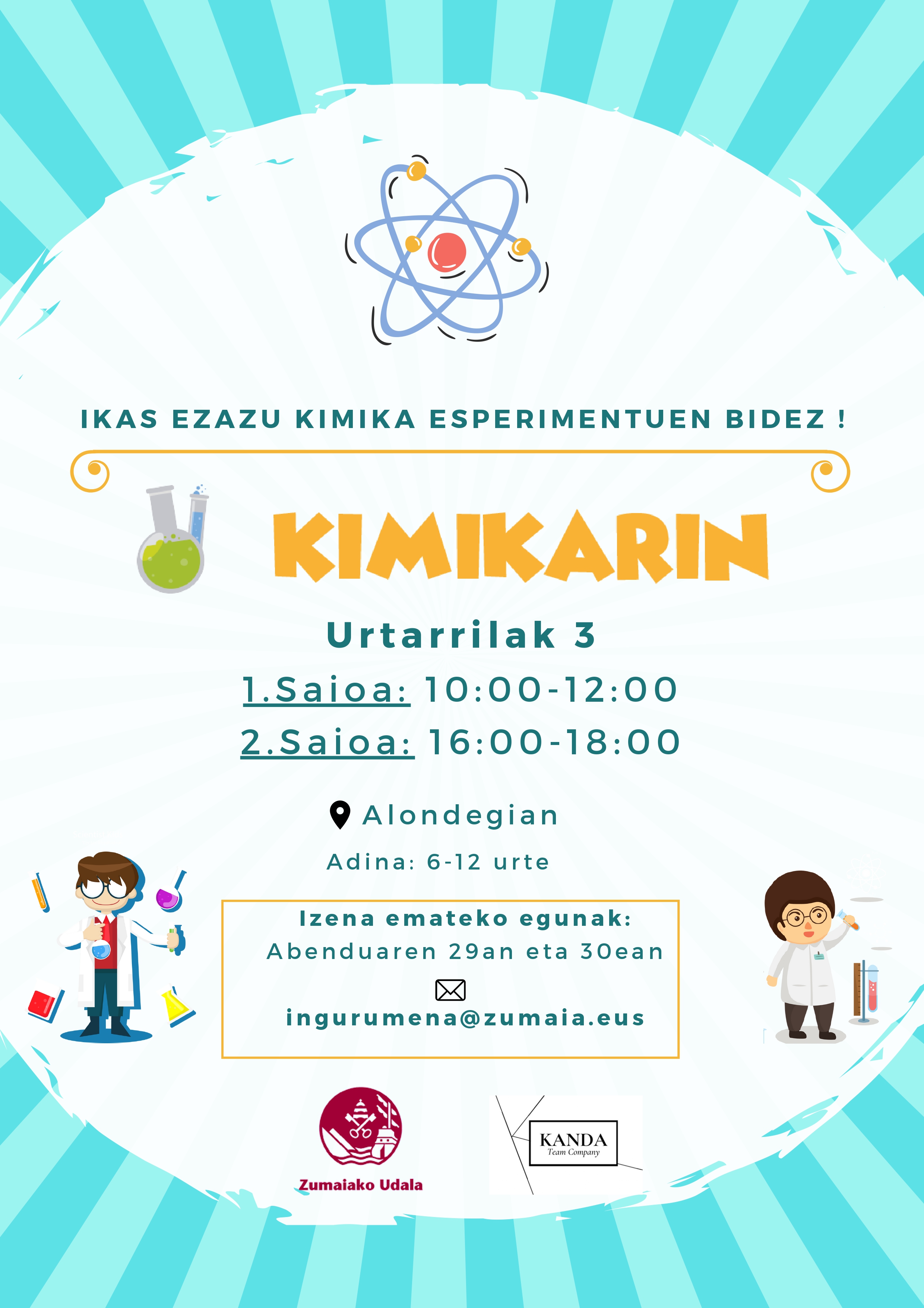 Ginkana científica Kimikari — Turismo Zumaia