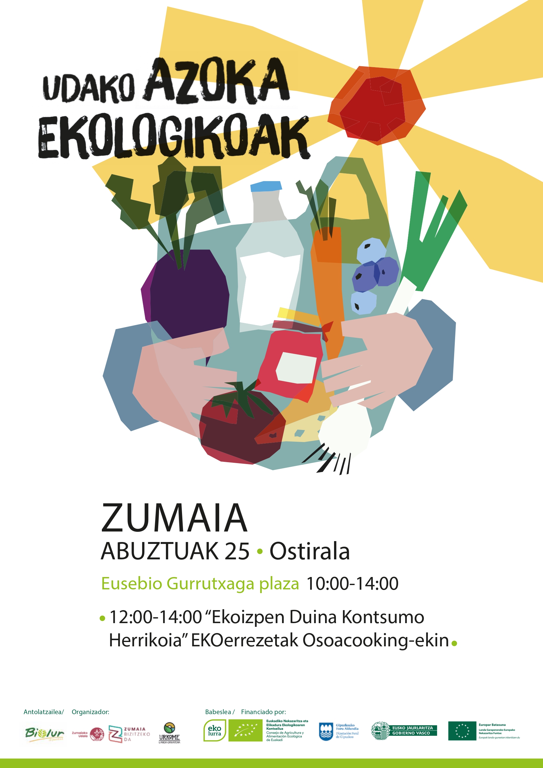Udako azoka ekologikoa — Turismo Zumaia
