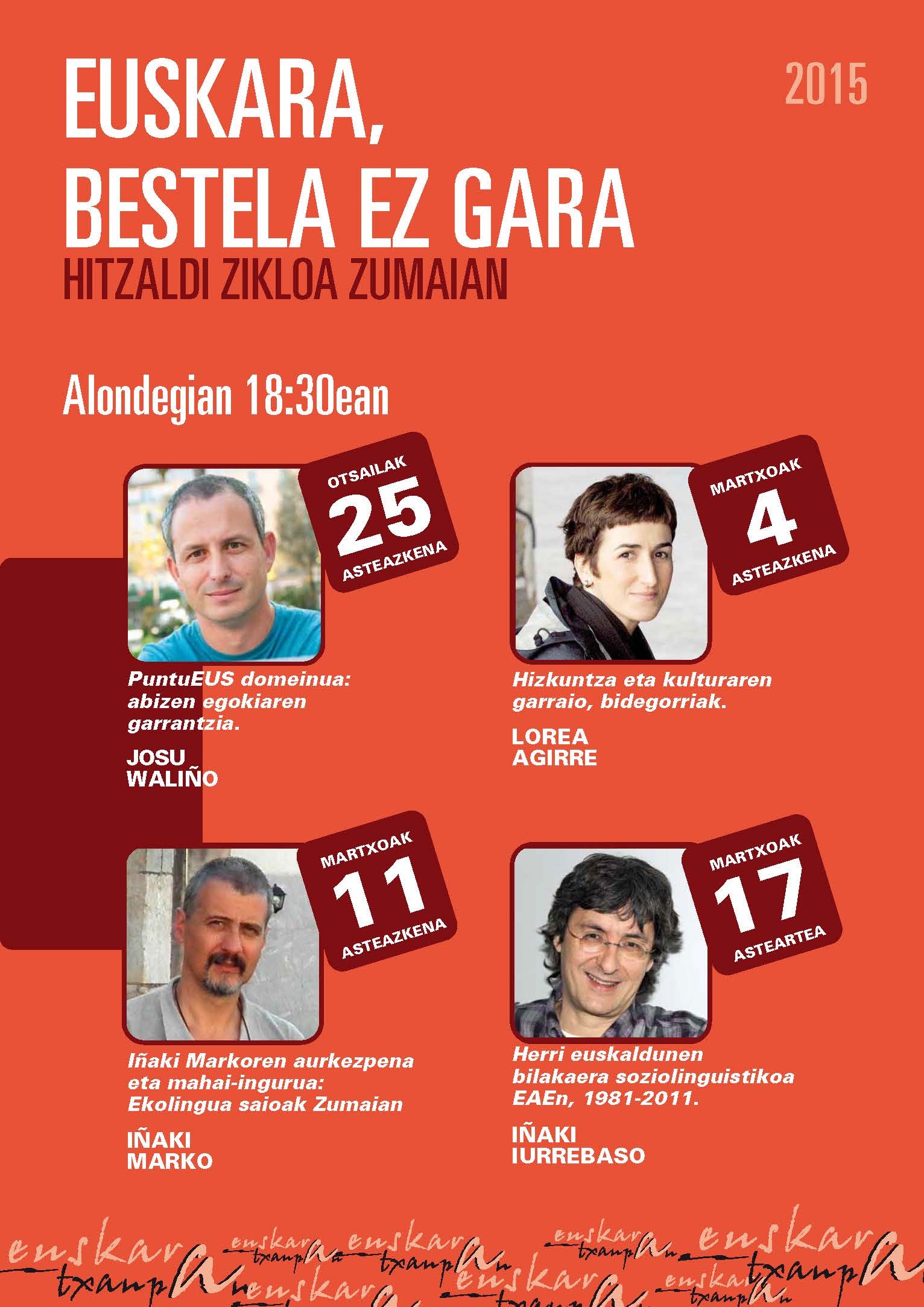 'PuntuEus: abizen egokiaren garrantzia' hitzaldiarekin emango zaio ...